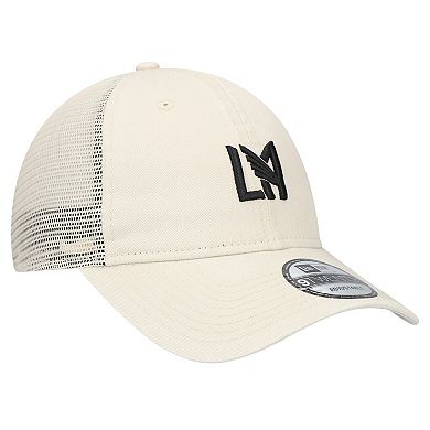Men's New Era Tan LAFC Game Day 9TWENTY Adjustable Trucker Hat