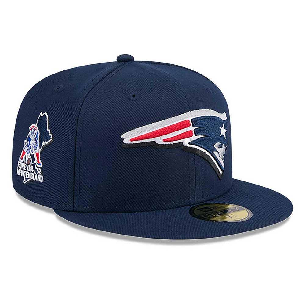 Men's New Era Navy New England Patriots 2024 NFL Draft 59FIFTY Fitted Hat