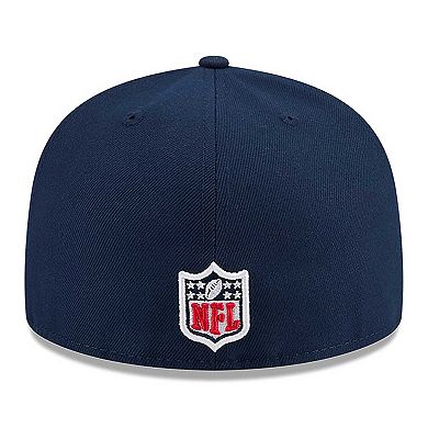 Men's New Era Navy New England Patriots 2024 NFL Draft 59FIFTY Fitted Hat