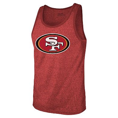 Men's Majestic Threads Christian McCaffrey Scarlet San Francisco 49ers ...
