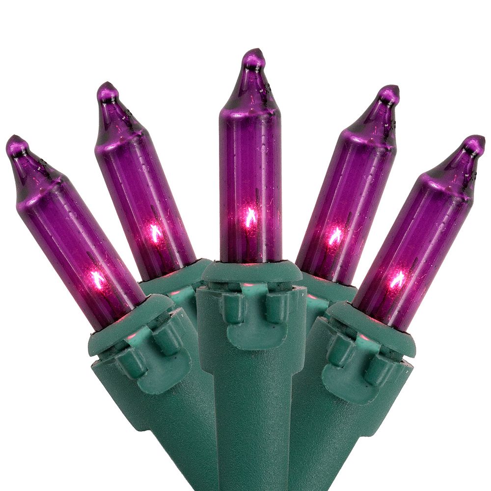 Northlight 50-Count Purple Mini Christmas Light Set