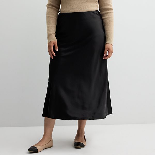 Juniors' Plus Size SO® Satin Maxi Skirt