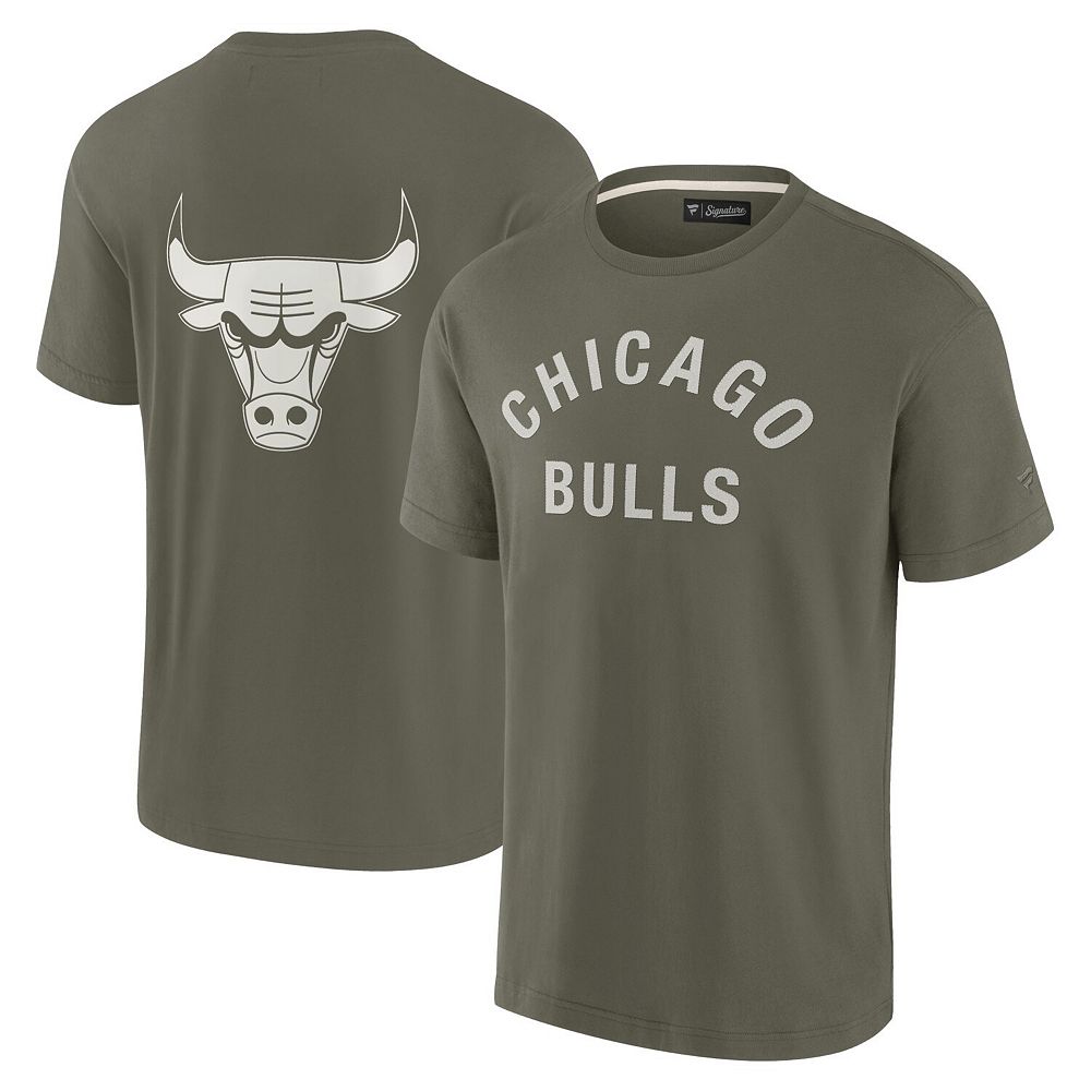 Unisex Fanatics Olive Chicago Bulls Elements Super Soft Short Sleeve T ...
