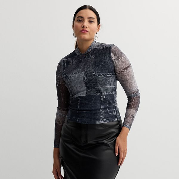 Women's INTEMPO™ Turtleneck Mesh Top