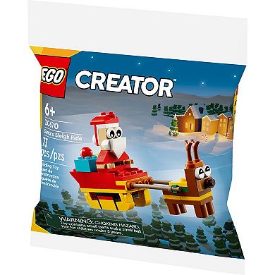 LEGO Santa's Sleigh Ride 30670 Building Kit (73 pieces)