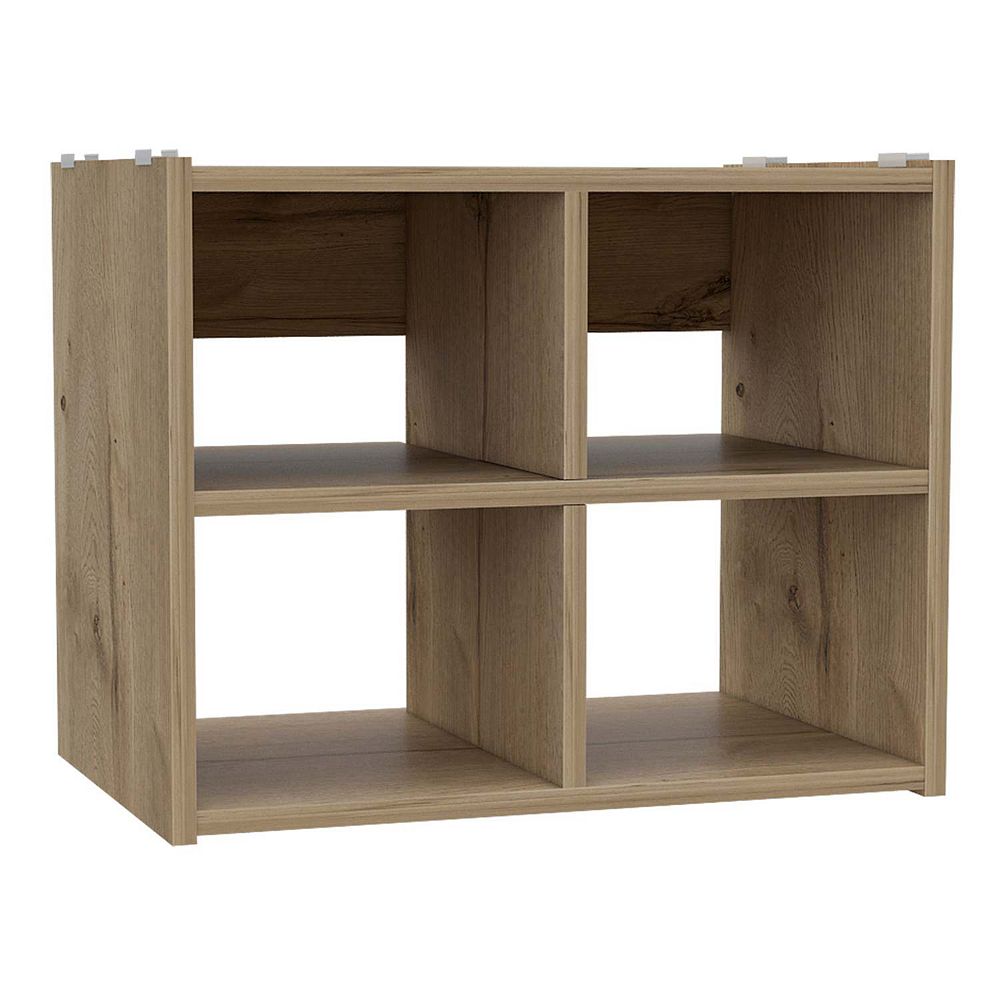 Entryway Stackable Storage Unit, Four Cube Spaces