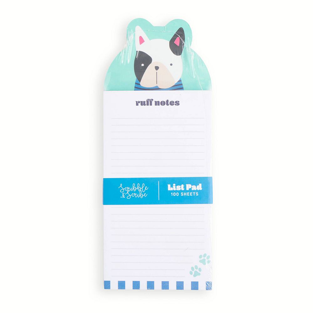 Scribble & Scribe 4x10 Figural List Pad - Dog