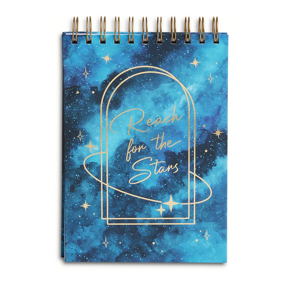Scribble & Scribe Top Spiral Celestial Notebook