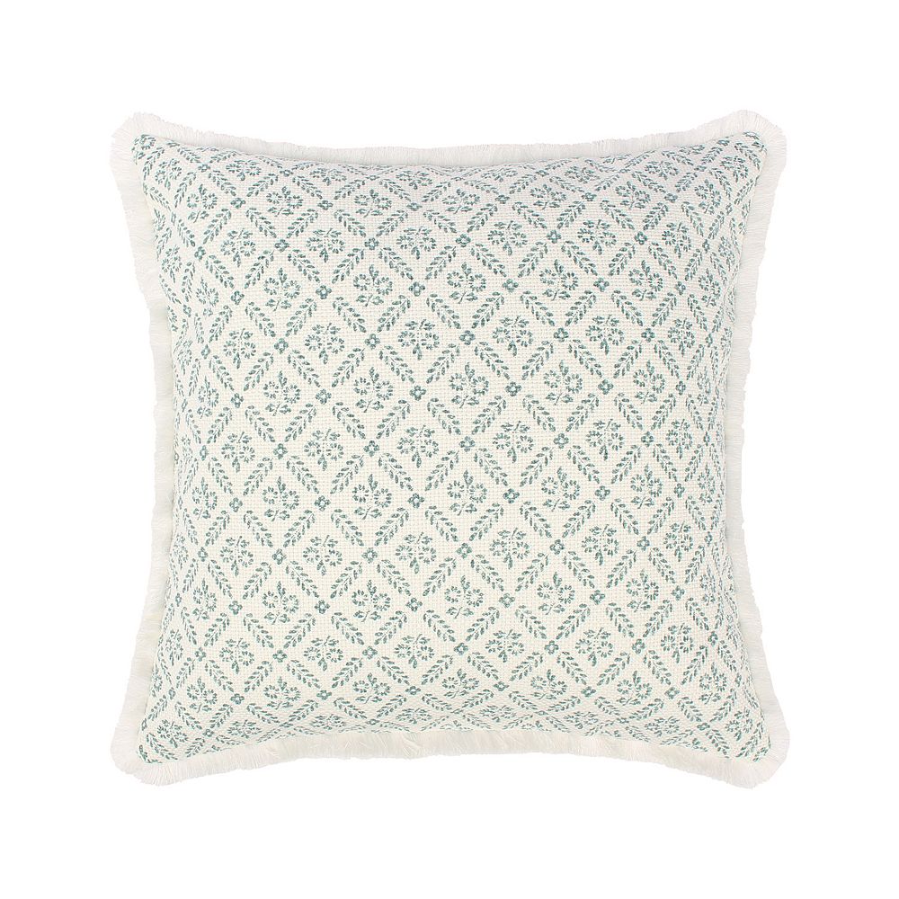 Levtex Home Melange Basketweave Fringe Throw Pillow