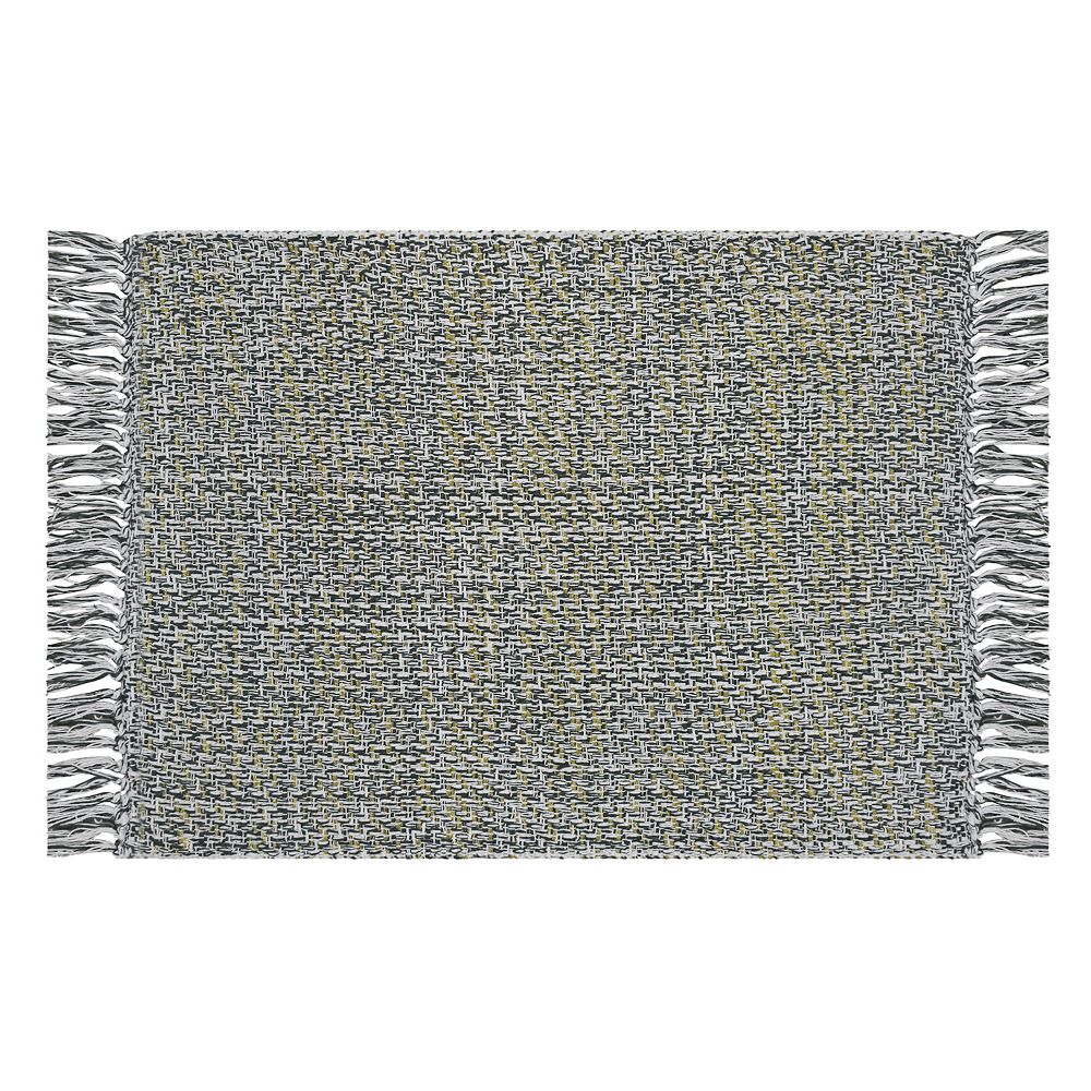 St. Nicholas Square® Woven Holiday Plaid Throw Rug
