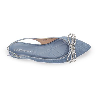 BCBGeneration Kristin Women's Pointed Toe Slingback Flats