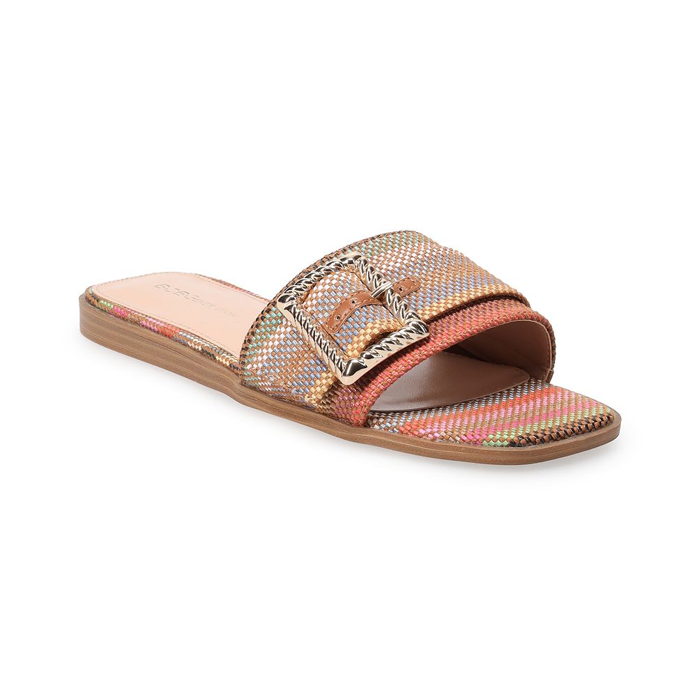 BCBGeneration Mollie Women's Buckled Slide Flat Sandal