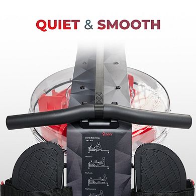 Sunny Health & Fitness Hydro Water Rowing Machine