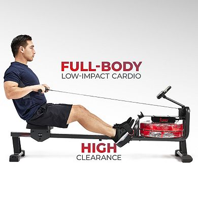 Sunny Health & Fitness Hydro Water Rowing Machine