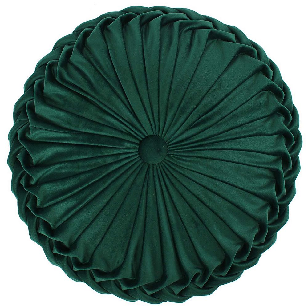 Levtex Home Kimpton Round Green Velvet Throw Pillow