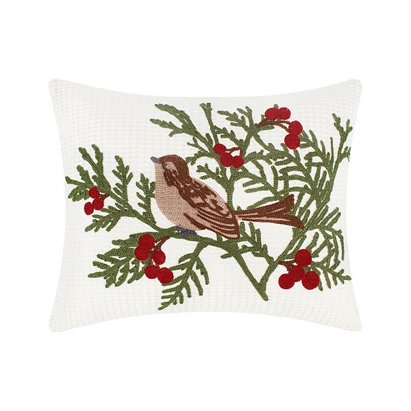 Levtex Home Winterberry Forest Bird Throw Pillow