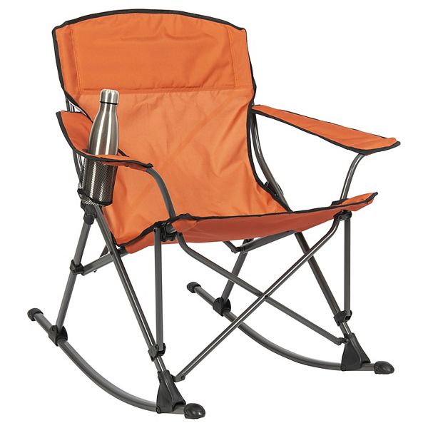 Rio Camp & Go Soft Arm Quad Rocker Outdoor Folding Rocking Chair