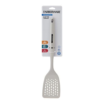 Farberware Slotted Turner Silicone Flexible Turner Or Fish Slice