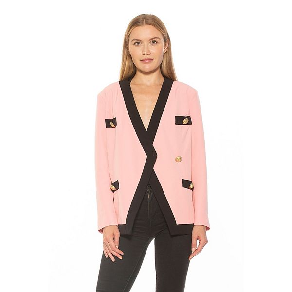 Women's ALEXIA ADMOR Emele Oversized Contrast Blazer