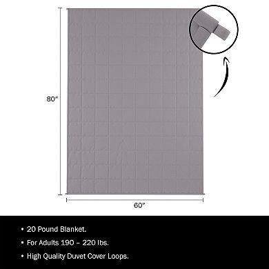 Lavish Home 20-lb. Weighted Throw Blanket