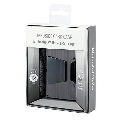 Men's Exact Fit RFID-Blocking Expandable Hardside Card Case Wallet with ...