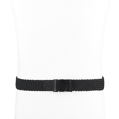 Men's Exact Fit Featherlite Stretch Braided Web Belt with Speed Clip Buckle