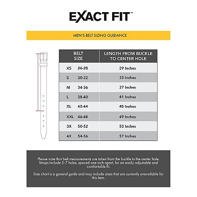 Men's Exact Fit Featherlite Stretch Braided Web Belt with Speed Clip Buckle