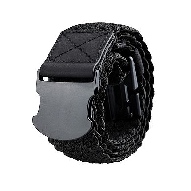 Men's Exact Fit Featherlite Stretch Braided Web Belt with Speed Clip Buckle