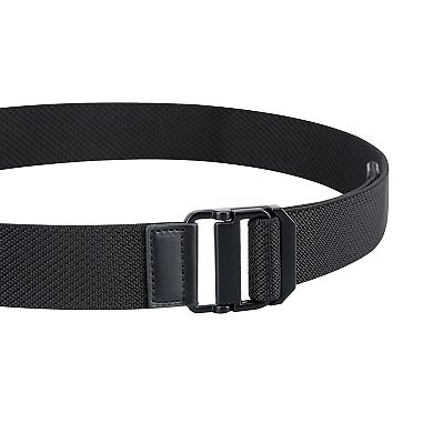 Men's Exact Fit Featherlite Stretch Web Belt with Metal D-Ring Tension ...