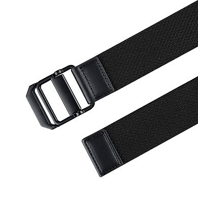 Men's Exact Fit Featherlite Stretch Web Belt with Metal D-Ring Tension ...