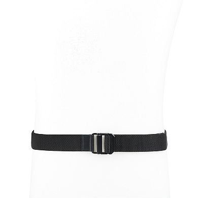 Men's Exact Fit Featherlite Stretch Web Belt with Metal D-Ring Tension ...