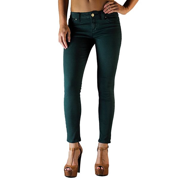 Women's Slim Fit Stretch Color Denim Skinny Jeans