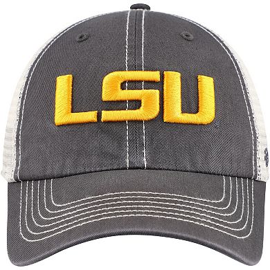 Men's '47 Charcoal LSU Tigers Trawler Trucker Snapback Hat