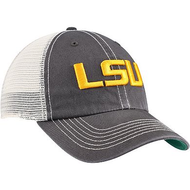 Men's '47 Charcoal LSU Tigers Trawler Trucker Snapback Hat