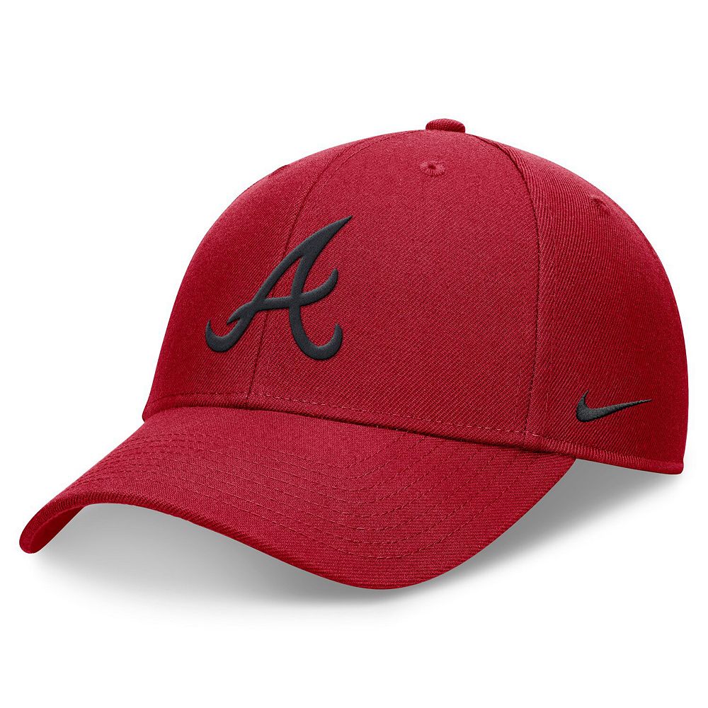 Men's Nike Red Atlanta Braves Evergreen Club Performance Adjustable Hat