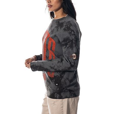 Women's The Wild Collective Charcoal San Francisco Giants Overdyed ...