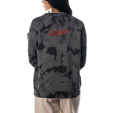 Women's The Wild Collective Charcoal San Francisco Giants Overdyed ...