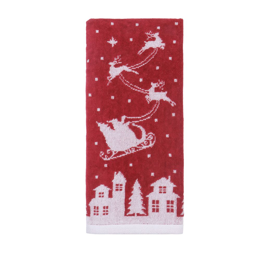 St. Nicholas Square® Santa Sleigh Hand Towel