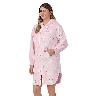 Women’s Cuddl Duds® Hooded Plush Zip Robe