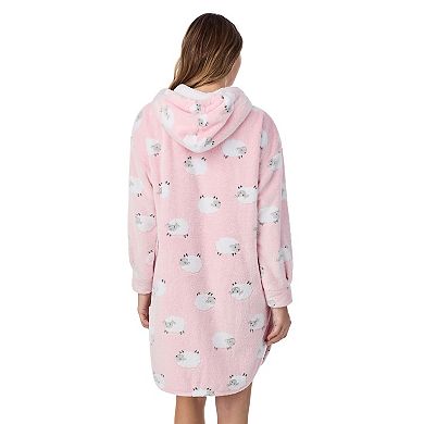 Women’s Cuddl Duds® Hooded Plush Zip Robe