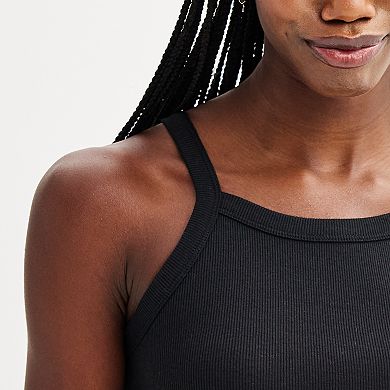 Juniors' SO® High Square Neck Tank Top