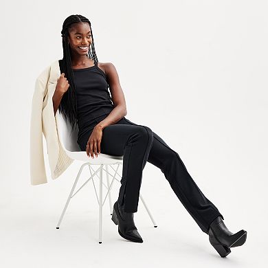 Juniors' SO® High Square Neck Tank Top