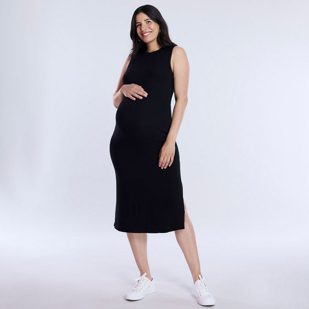 Maternity Motherhood® Rib Knit Midi Dress