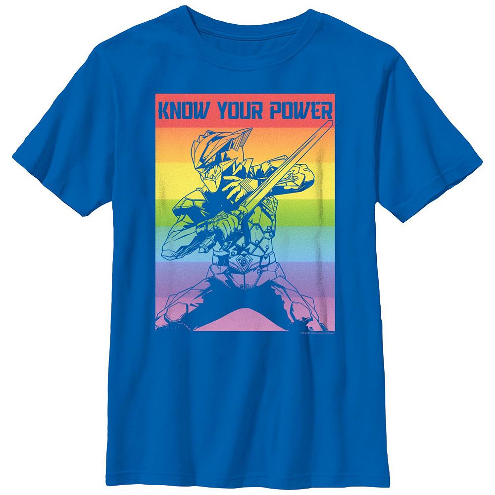 Boys Power Rangers Know Your Power Graphic Tee