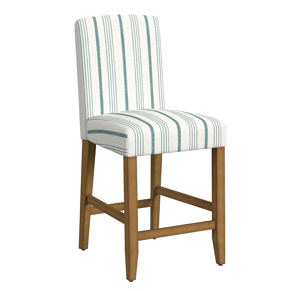 HomePop Striped Counter Stool