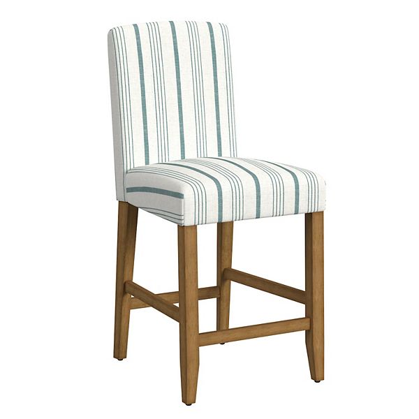 HomePop Striped Counter Stool
