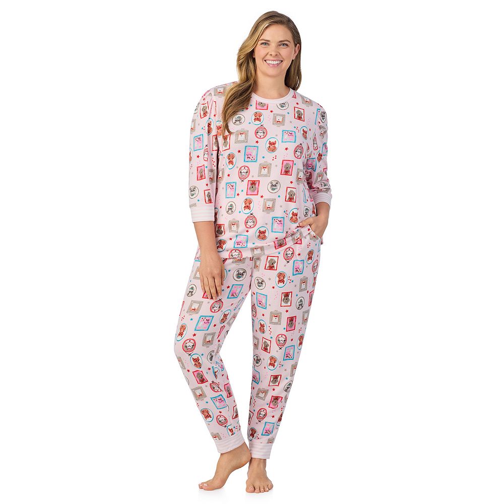 Plus Size Cuddl Duds® Sweater Knit Pajama Top & Pajama Pants Set