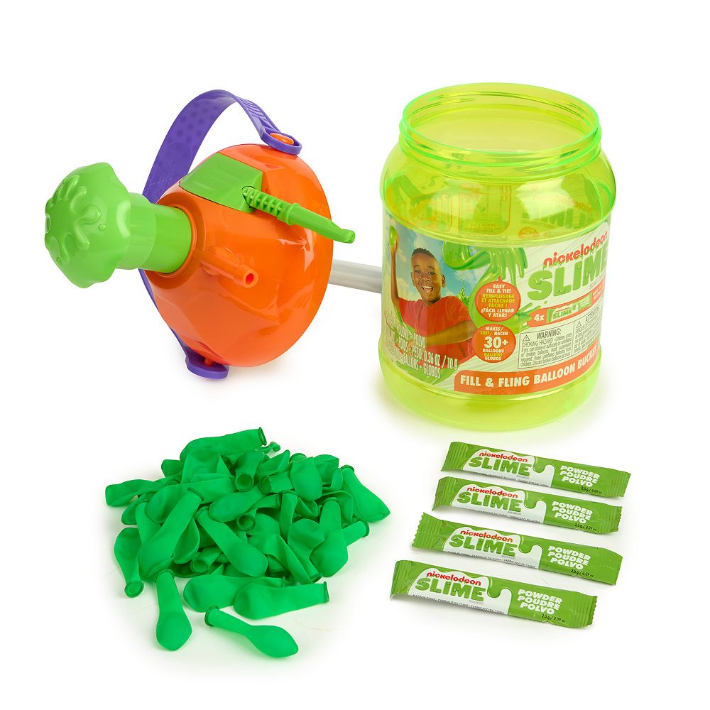 WowWee Nickelodeon Slime Compound Fill & Fling Balloon Bucket