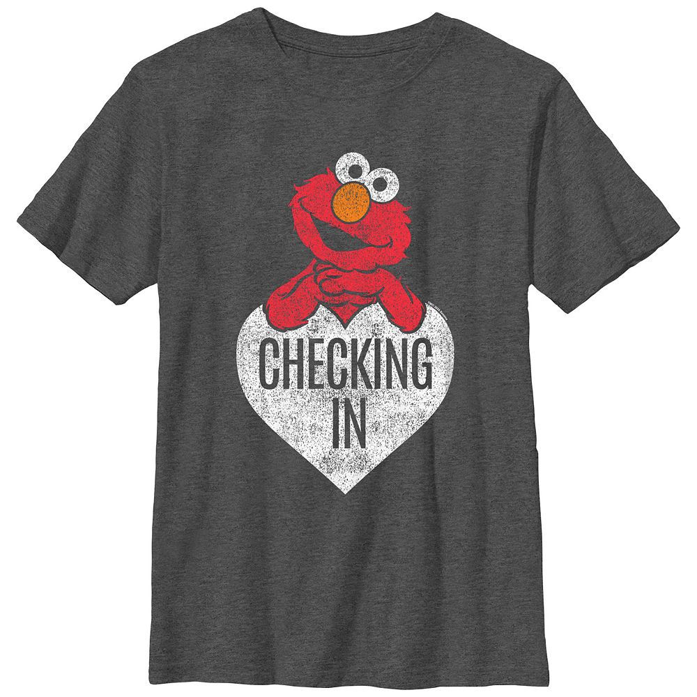 Boys Sesame Street Elmo Checking In Graphic Tee