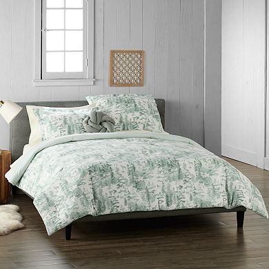 Cuddl Duds® Sage Painted Forest Flannel Comforter Set